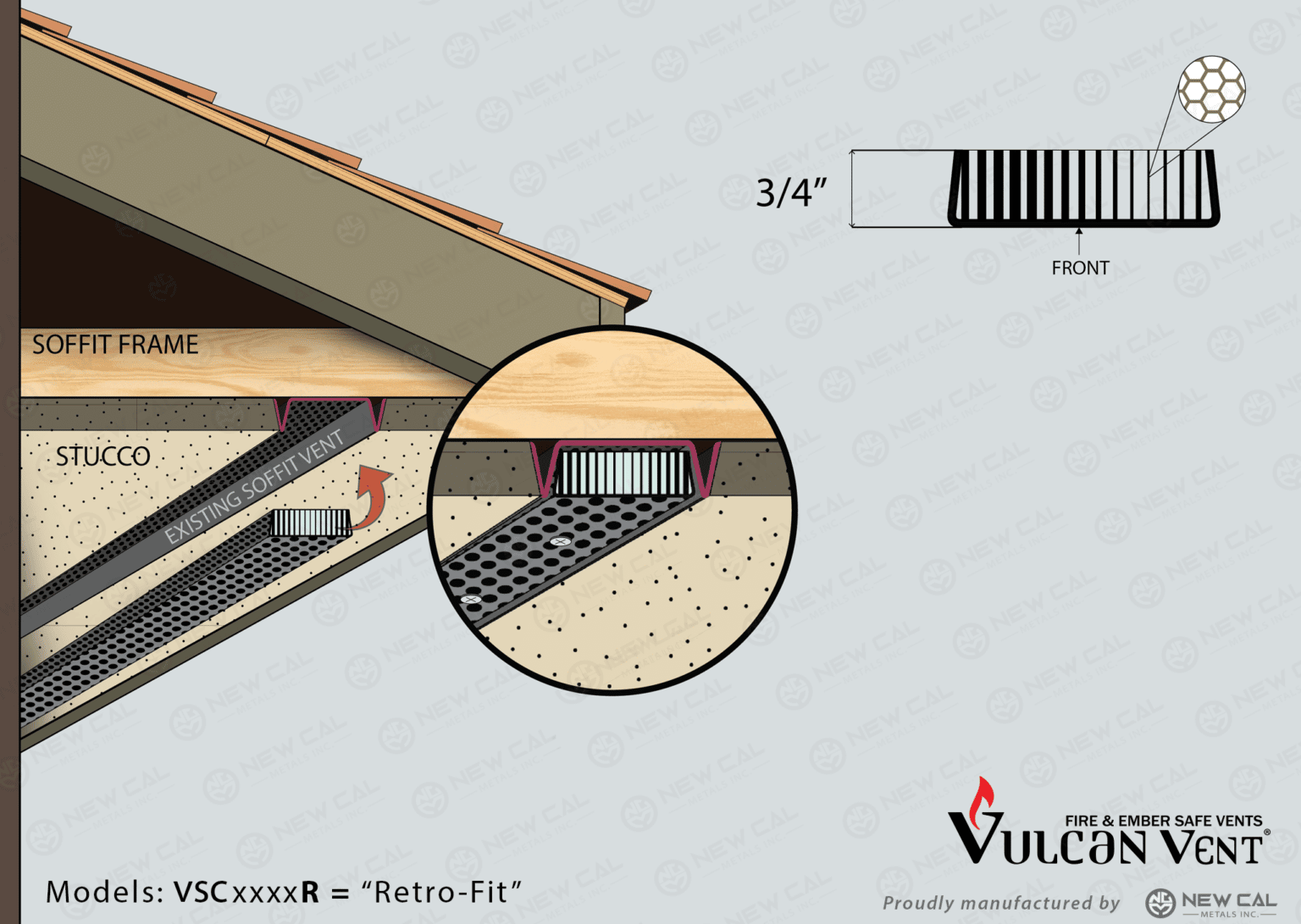 Continuous Vents - Vulcan Vents - Fire and Ember Safe Vents