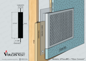 Foundation Vents - Vulcan Vents - Fire and Ember Safe Vents